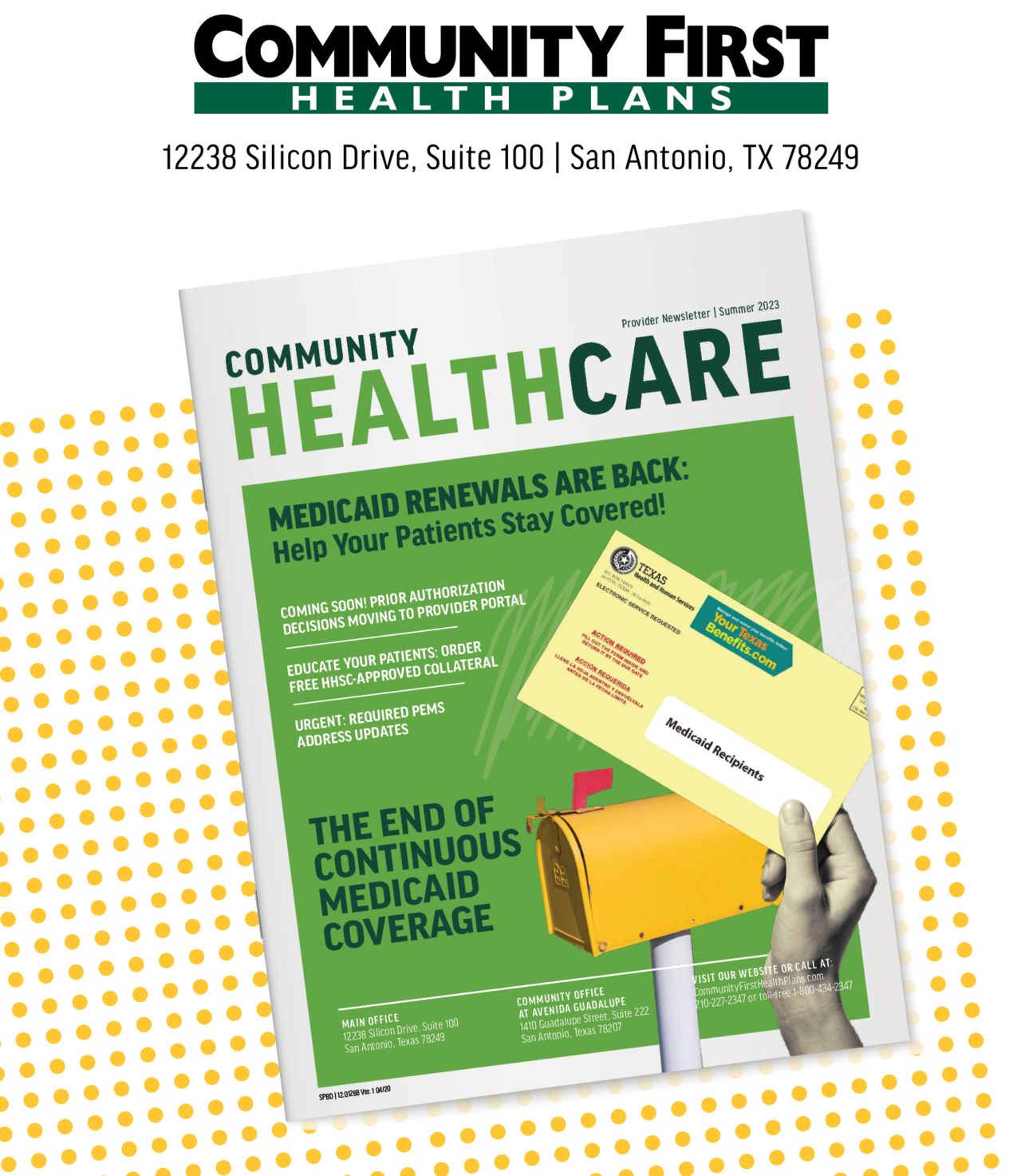 Provider Newsletter - Community First Health Plans